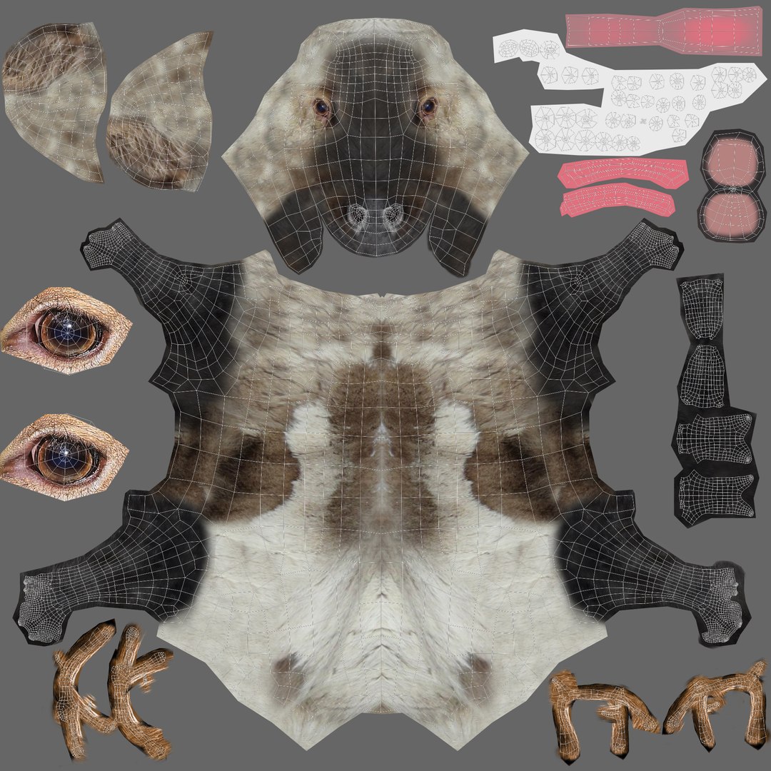 Fur Reindeer NO Rig Model - TurboSquid 1740468