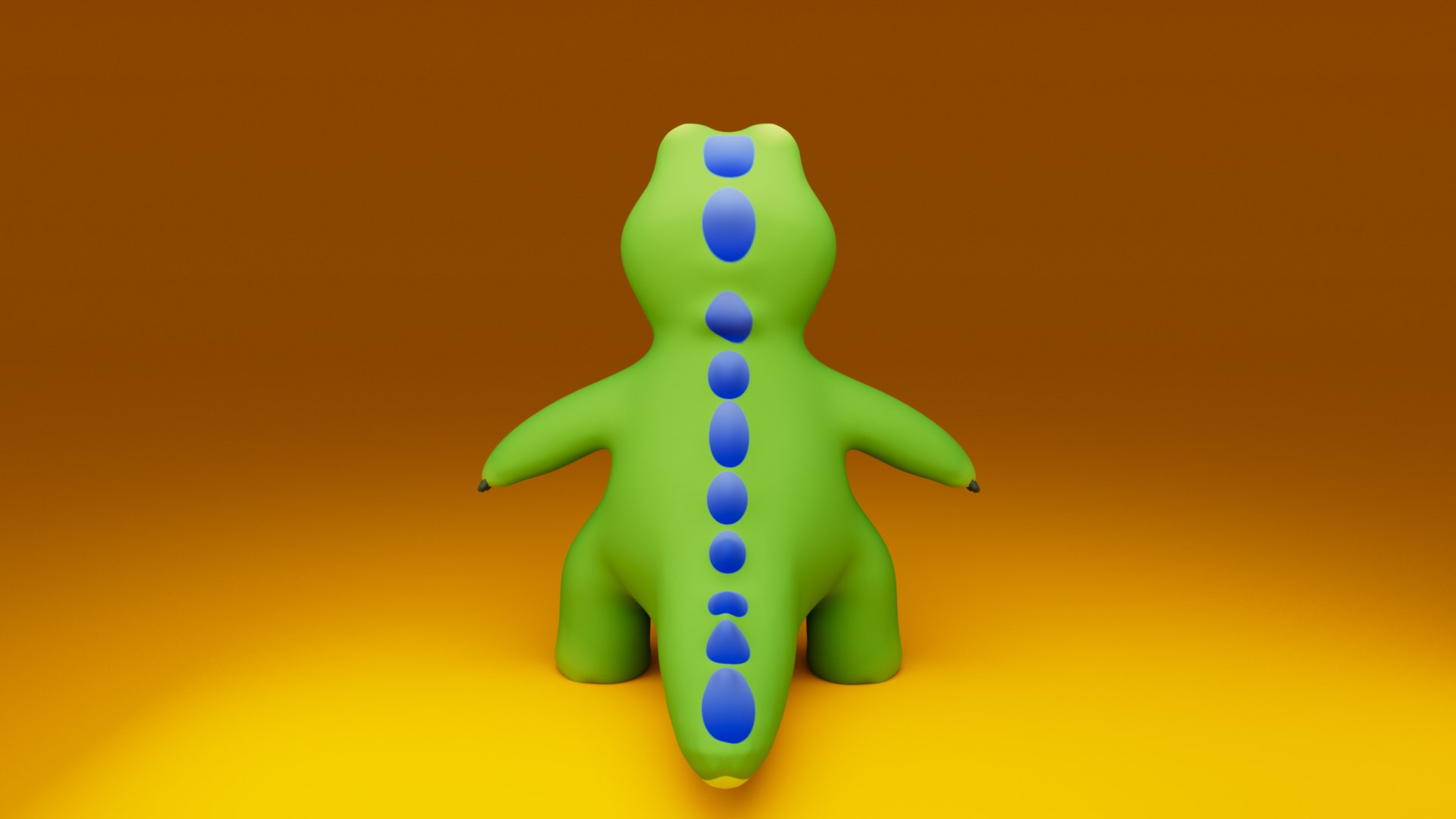 Snappy Stylized Cartoon Alligator Add Bite To Your Projects 3D Model ...
