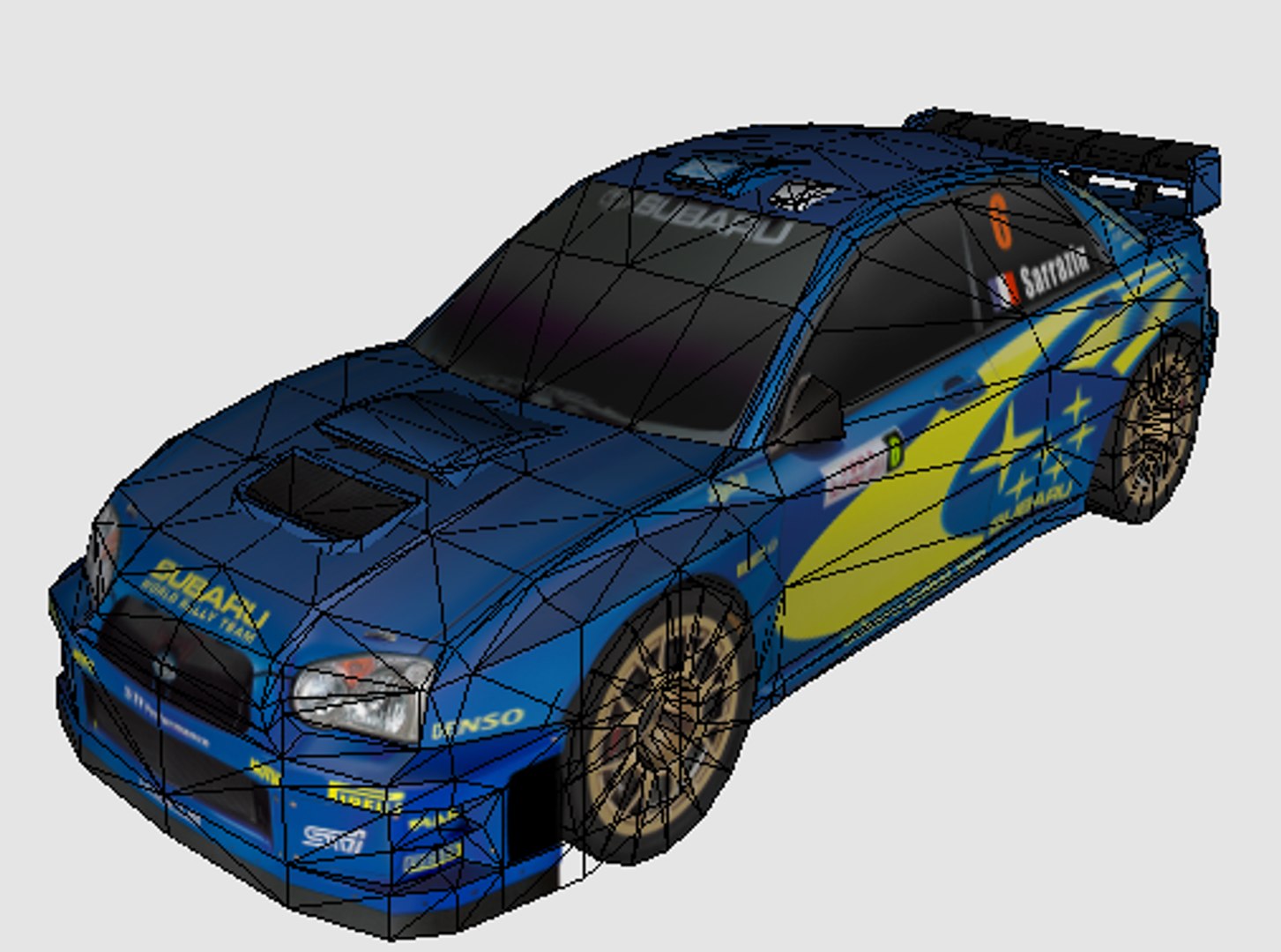 Subaru Impreza Wrc 3d Model