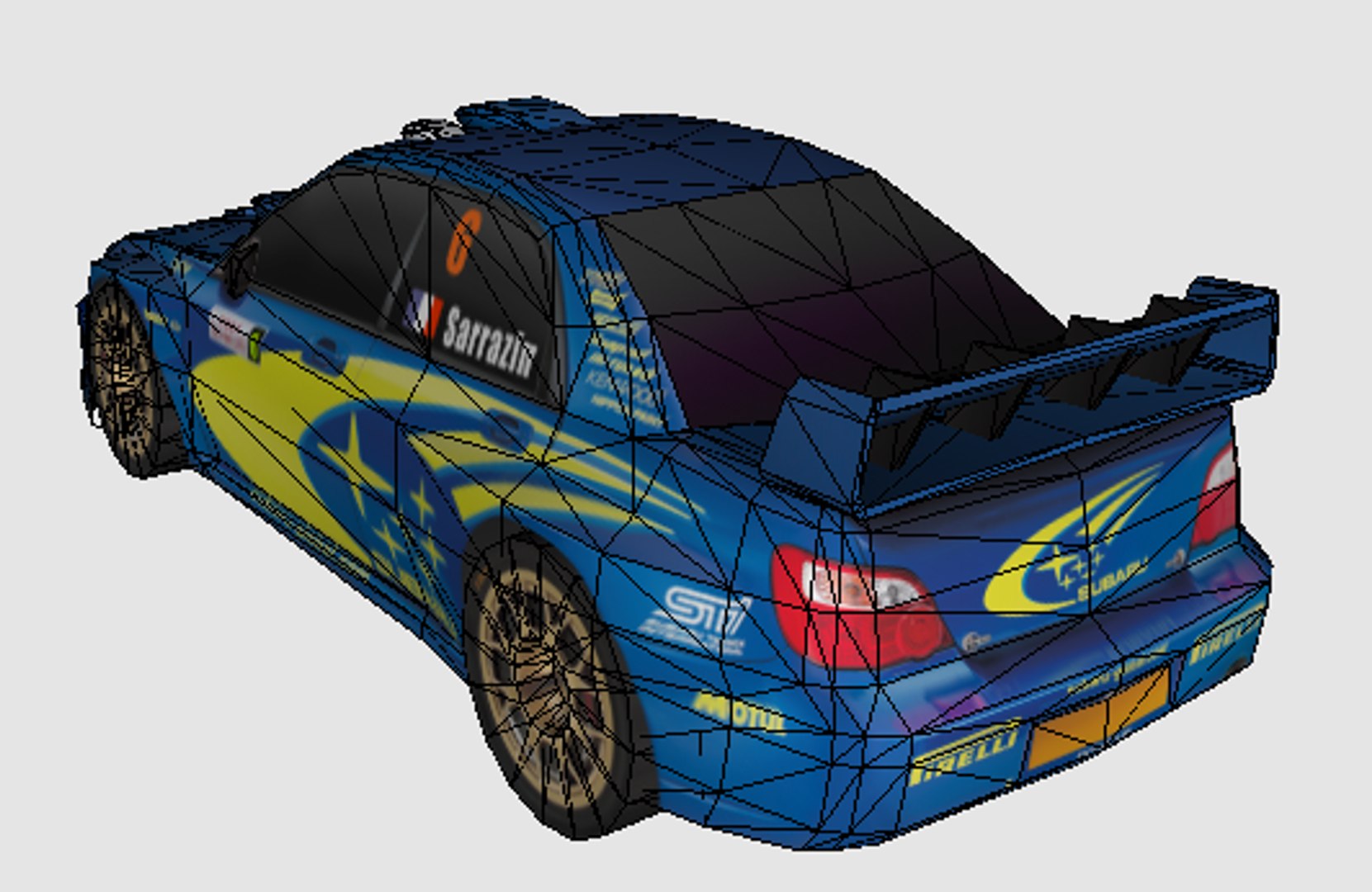 Subaru Impreza Wrc 3d Model