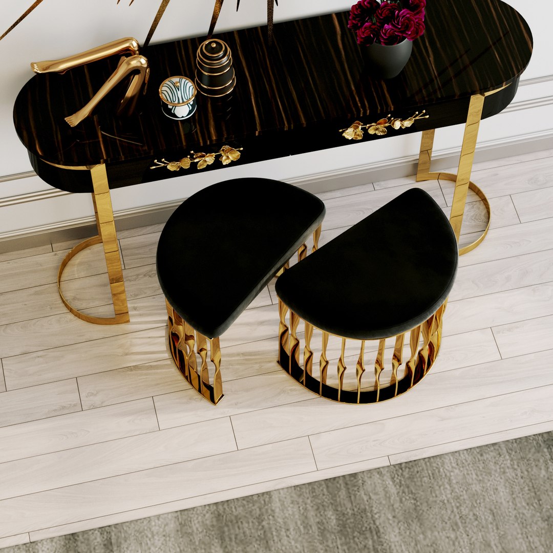 3D Koket Console Mirror Model - TurboSquid 1584975