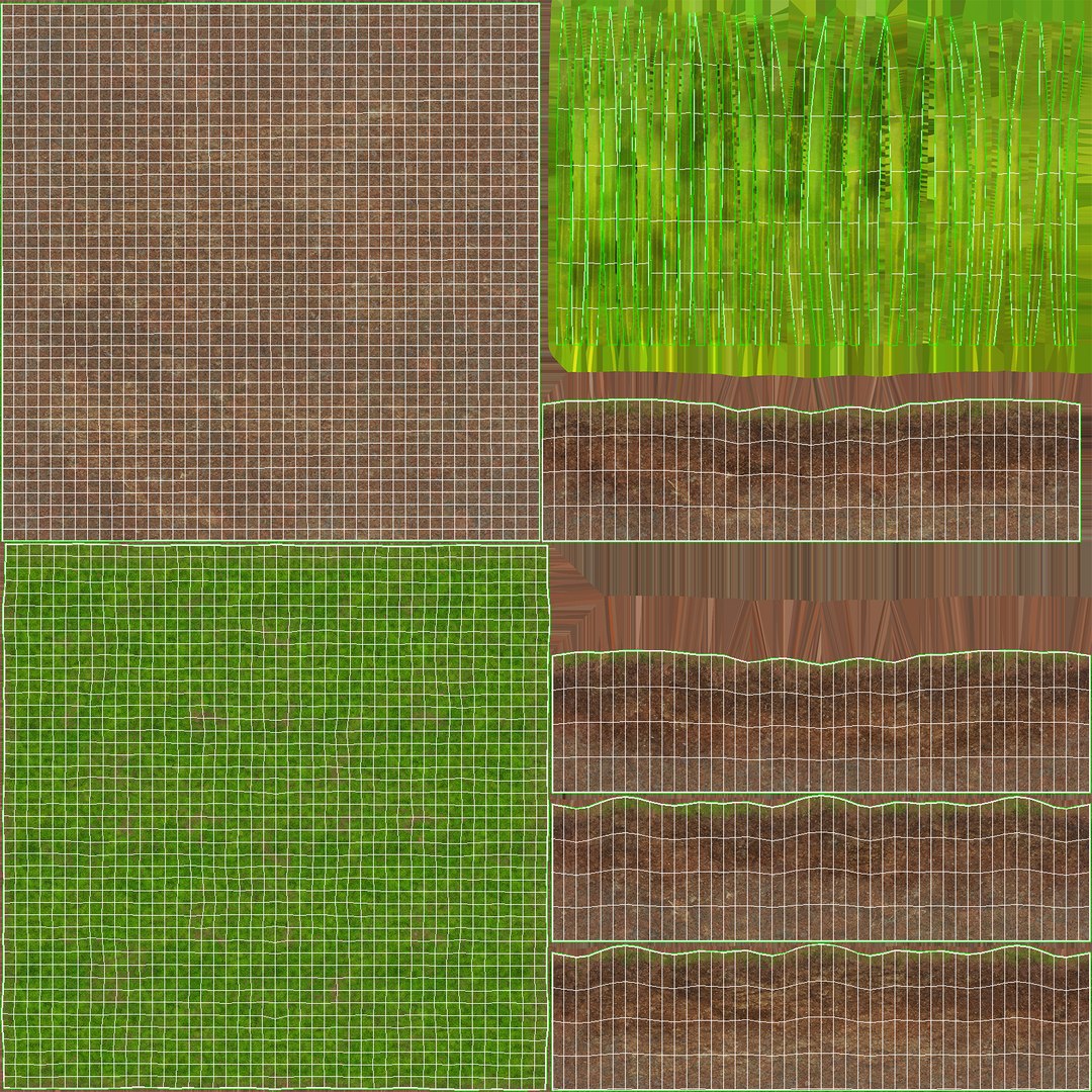 Grass Cross Section 02 Model - TurboSquid 1328729