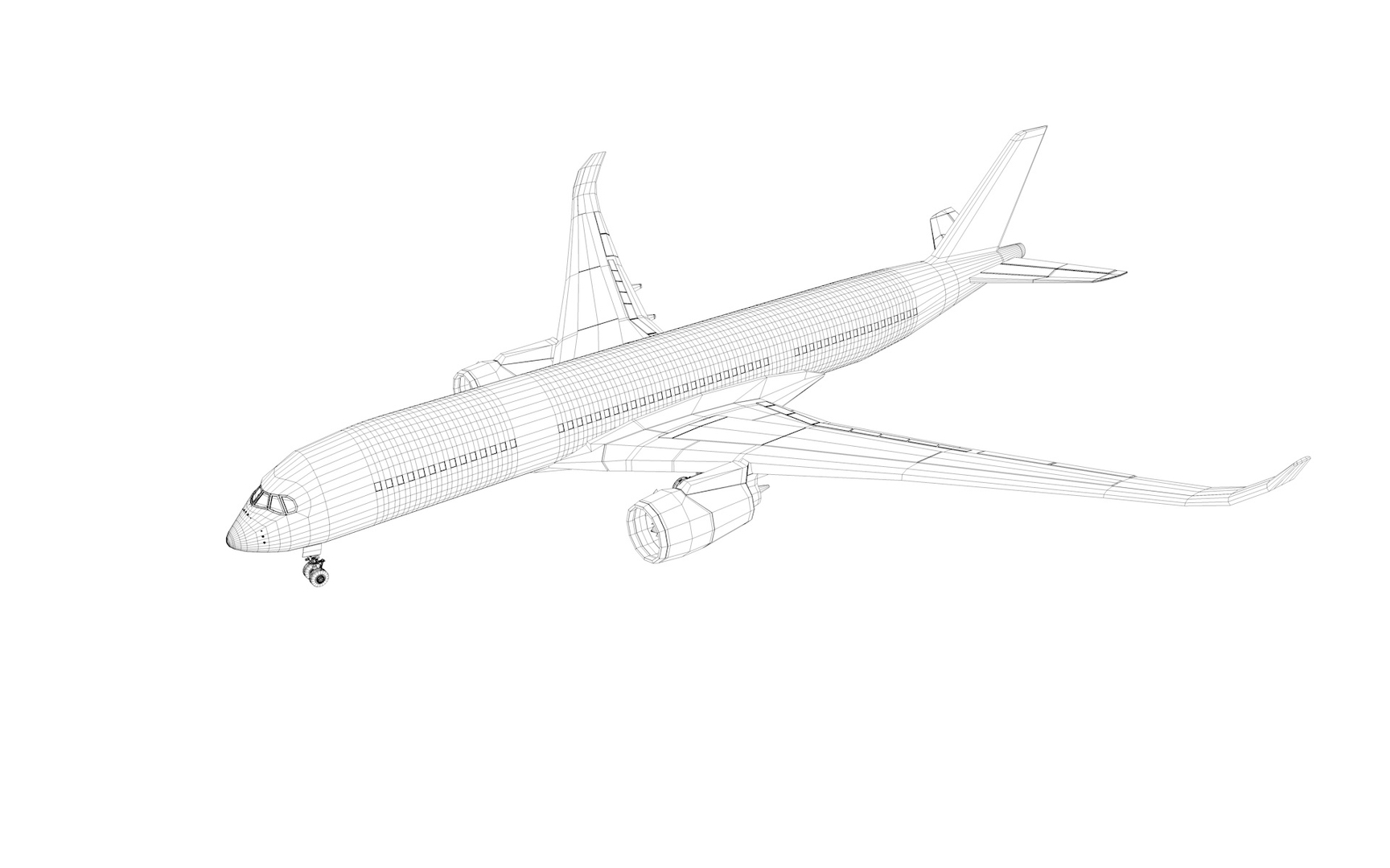 3D Airbus A350-900 Swiss Air Model - TurboSquid 1428606