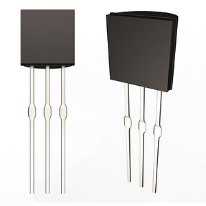3D Temperature Sensor Transistor - TurboSquid 1976247
