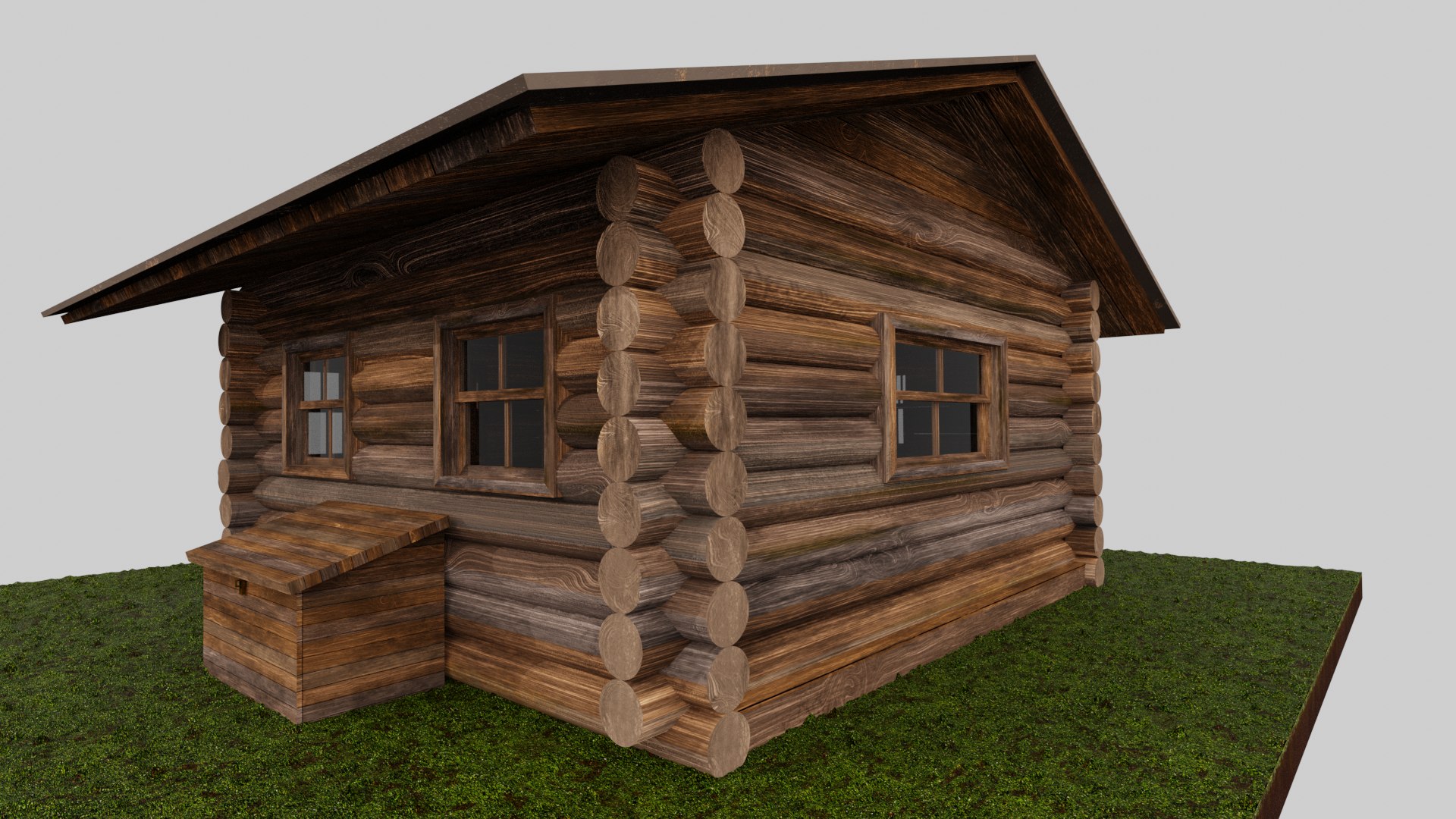 3D Forest Wooden House - TurboSquid 1614301