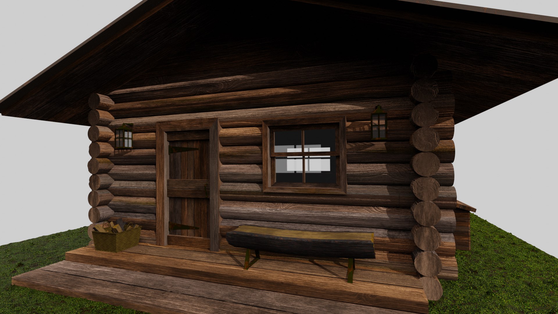 3D Forest Wooden House - TurboSquid 1614301