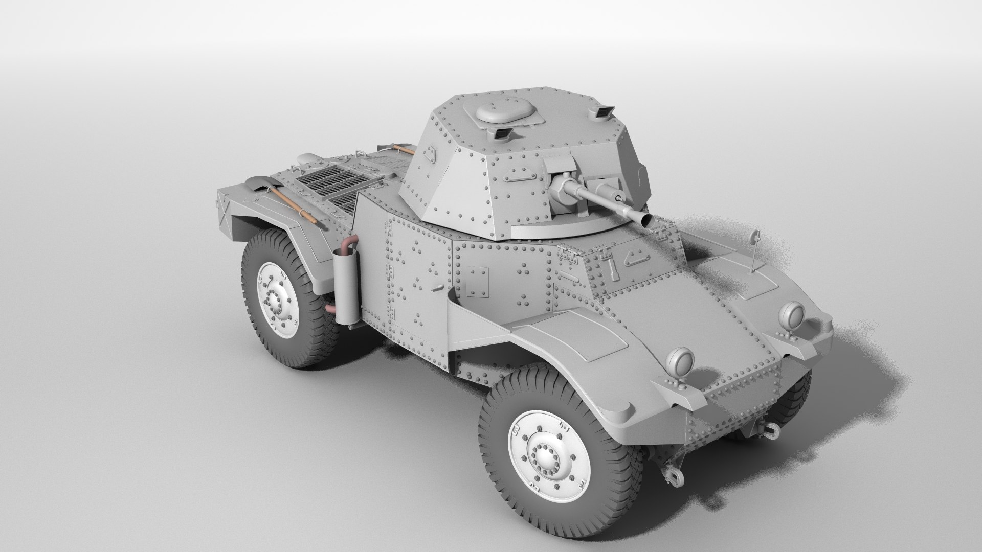 3D Panhard 178 AMD Panzerspahwagen P204 F - TurboSquid 1866093