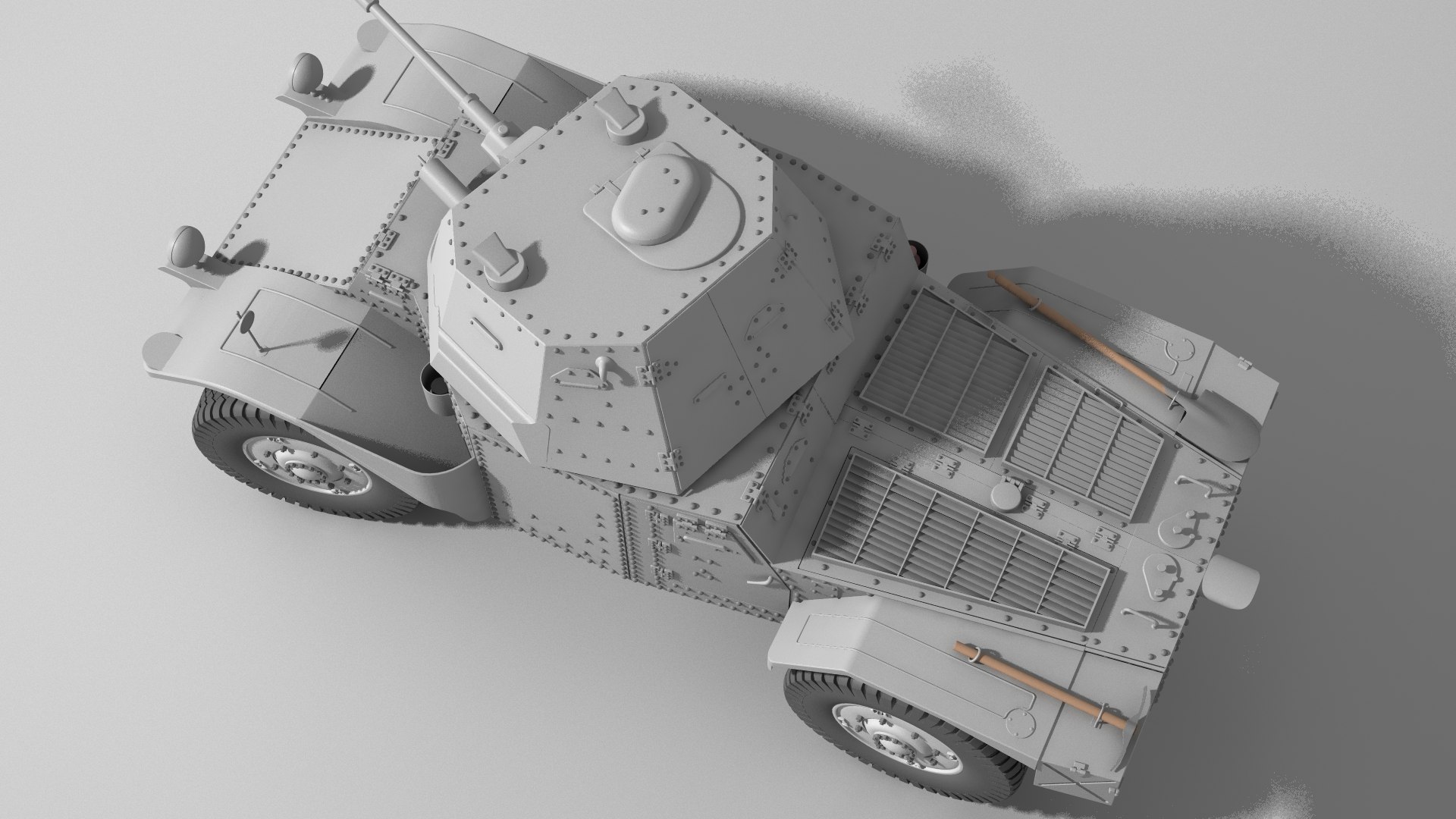 3D Panhard 178 AMD Panzerspahwagen P204 F - TurboSquid 1866093