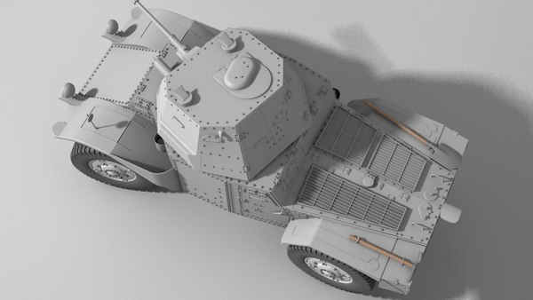 3D Panhard 178 AMD Panzerspahwagen P204 f - TurboSquid 1866093