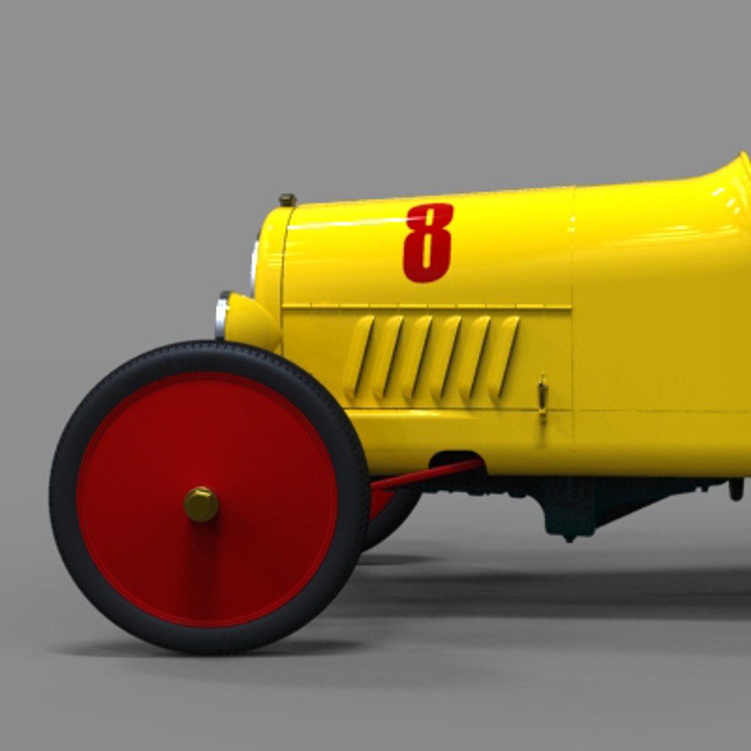 vintage racer t speedway 3d model