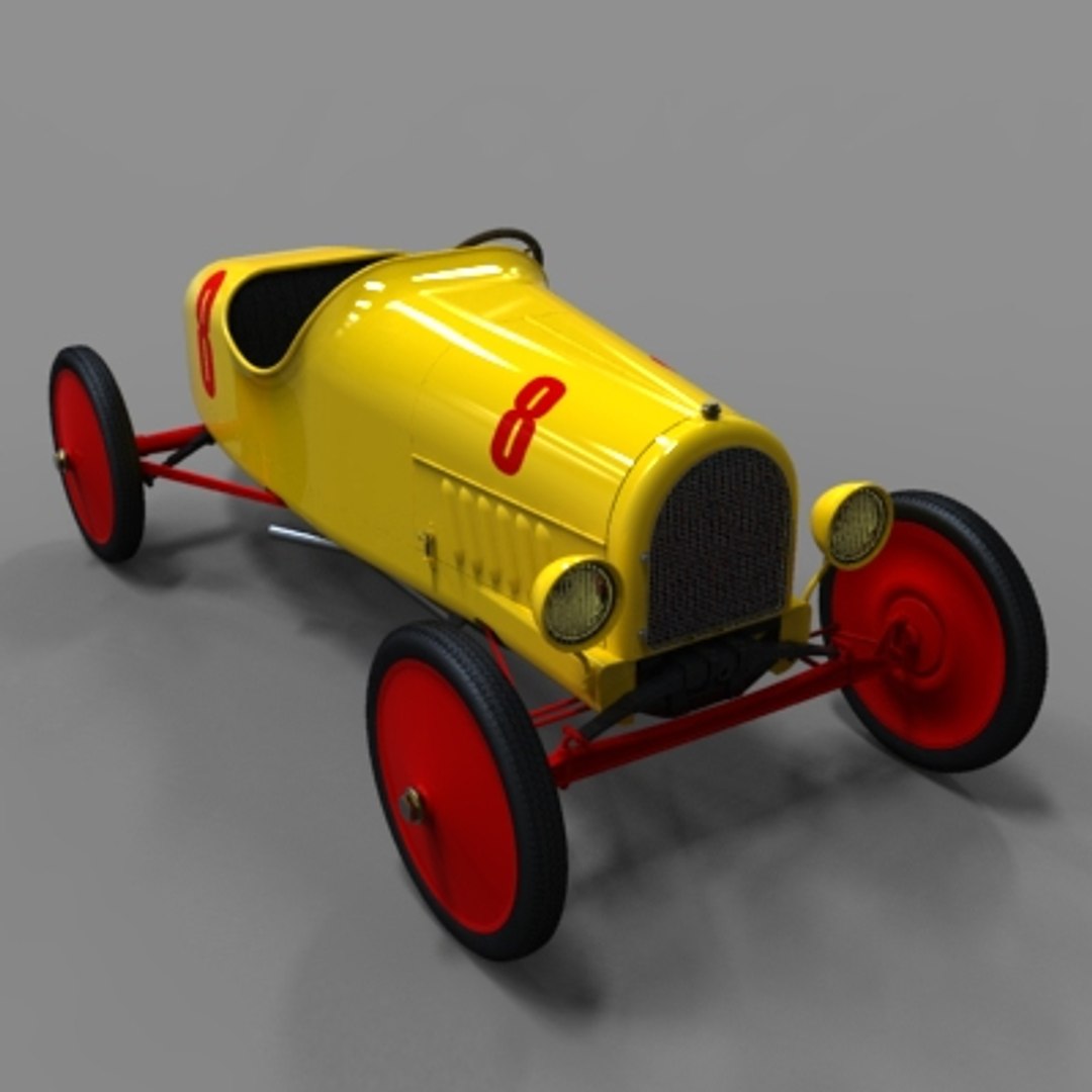 vintage racer t speedway 3d model