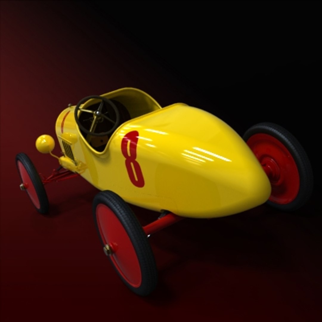 vintage racer t speedway 3d model