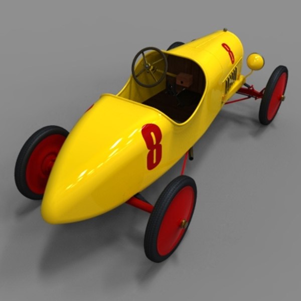 vintage racer t speedway 3d model