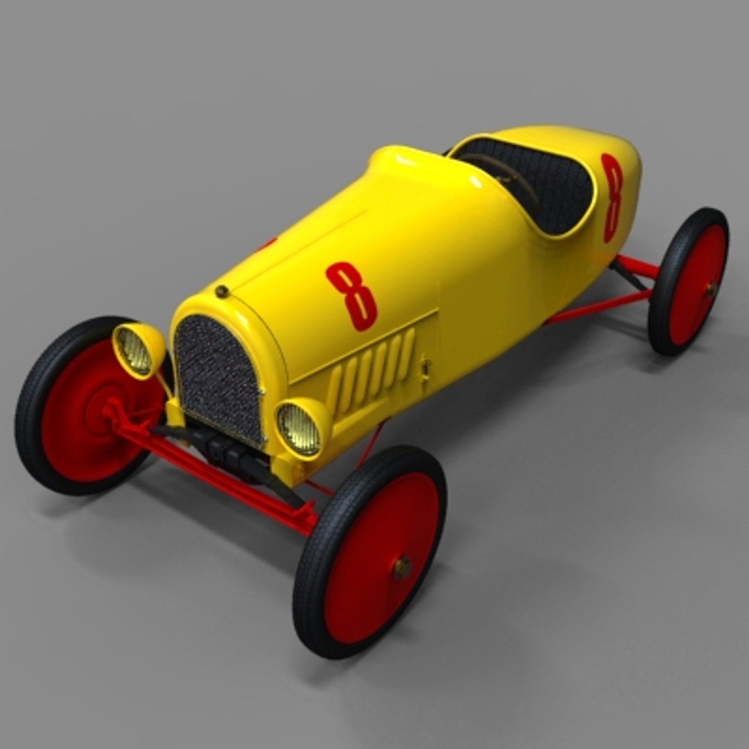 vintage racer t speedway 3d model