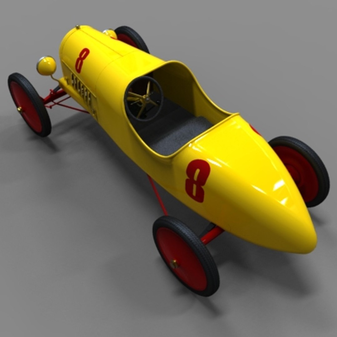 vintage racer t speedway 3d model