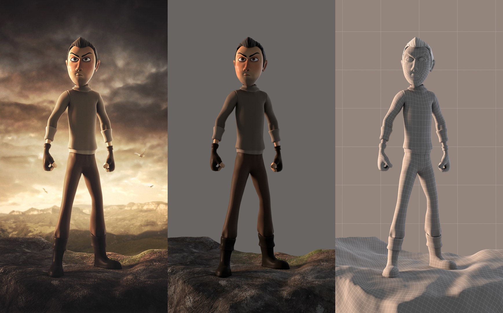 3D Rigging Adventurer Character - TurboSquid 1429966