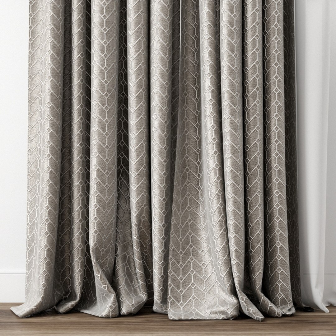 3D Curtain Fabric Drape - TurboSquid 1618071
