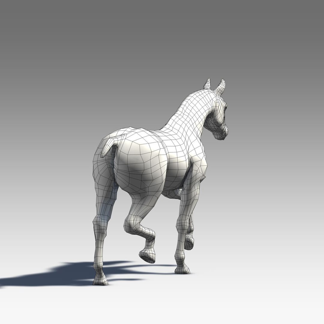 cinema4d ged horse animation poses