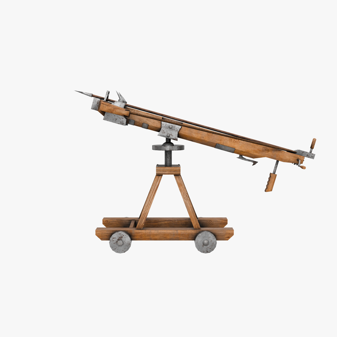 3D Ballista Bow 02 Model - TurboSquid 2352528