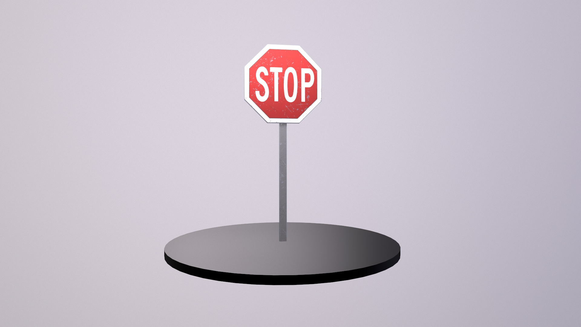 Stop Road Sign Model - TurboSquid 2108054
