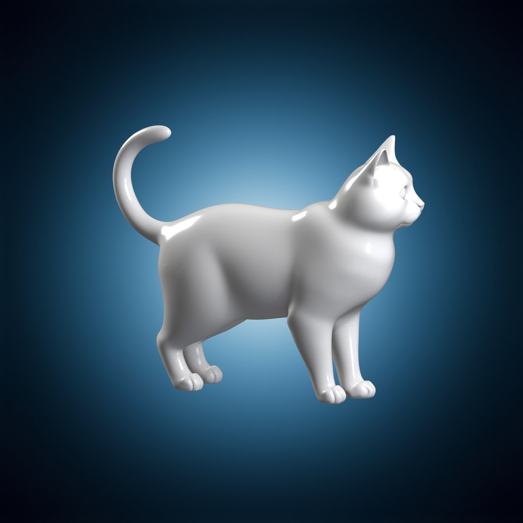 Cat 3D Print Model 3D Model - TurboSquid 2580898