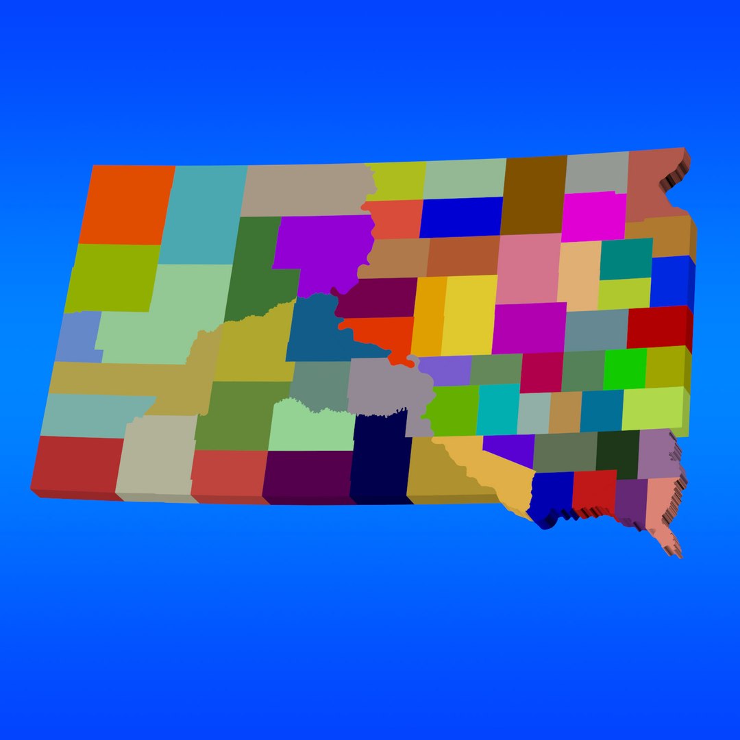 3d counties south dakota