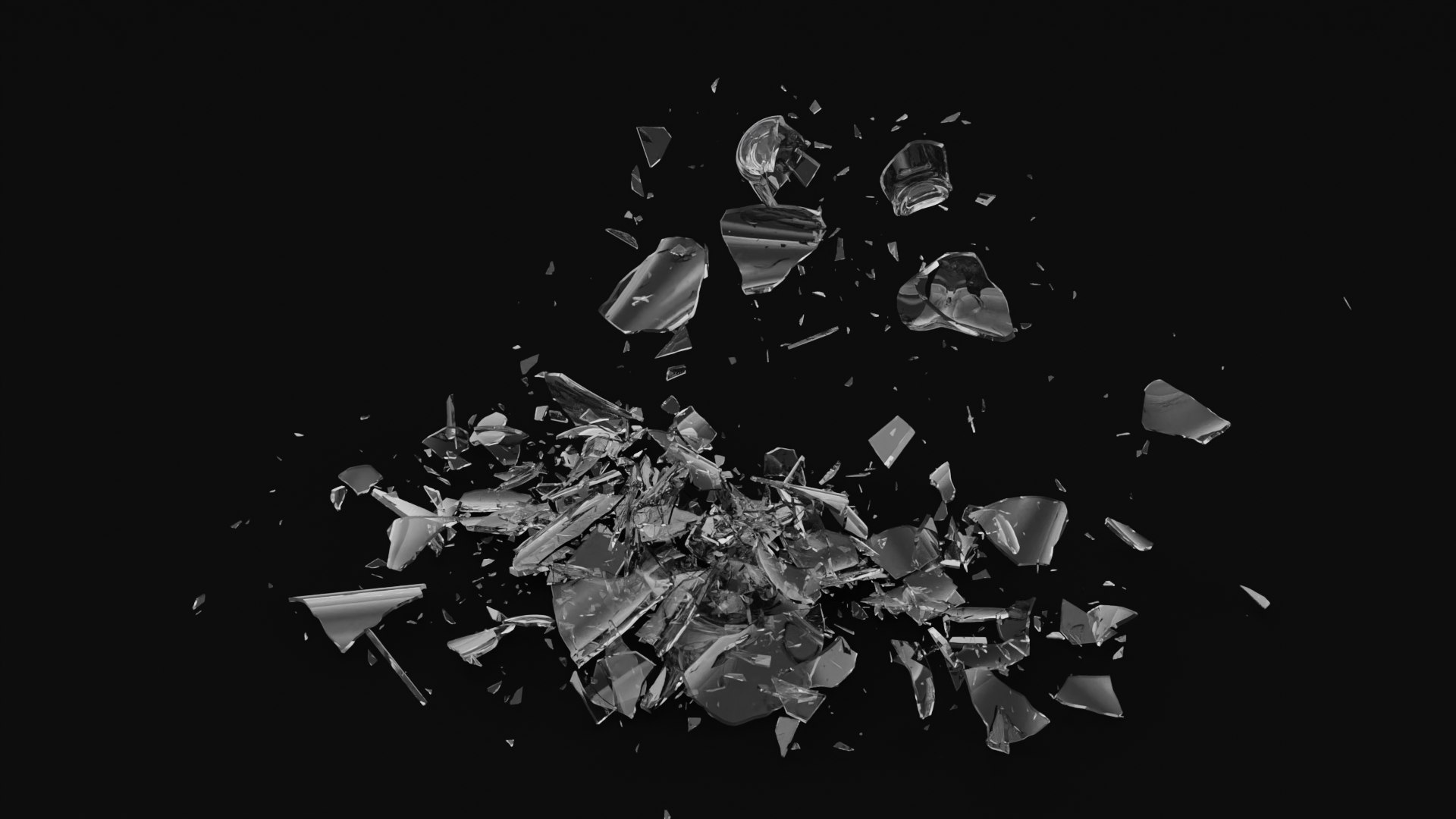 3D Animated Broken Glass Model - TurboSquid 1839652