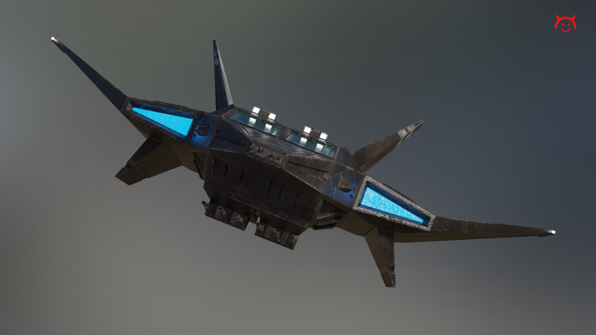 3D Fighter 03 - Cerberus - TurboSquid 1805605