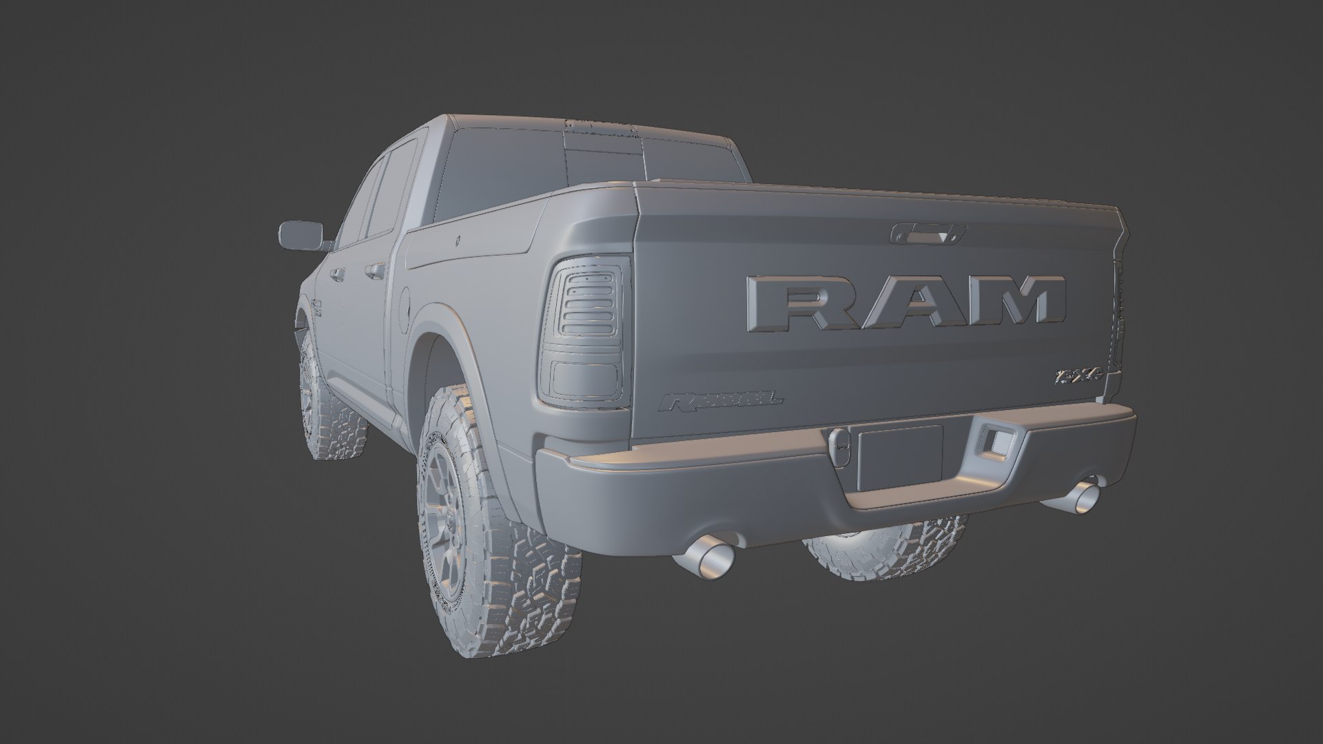 3D Ram Rebel 2015 - TurboSquid 2086563