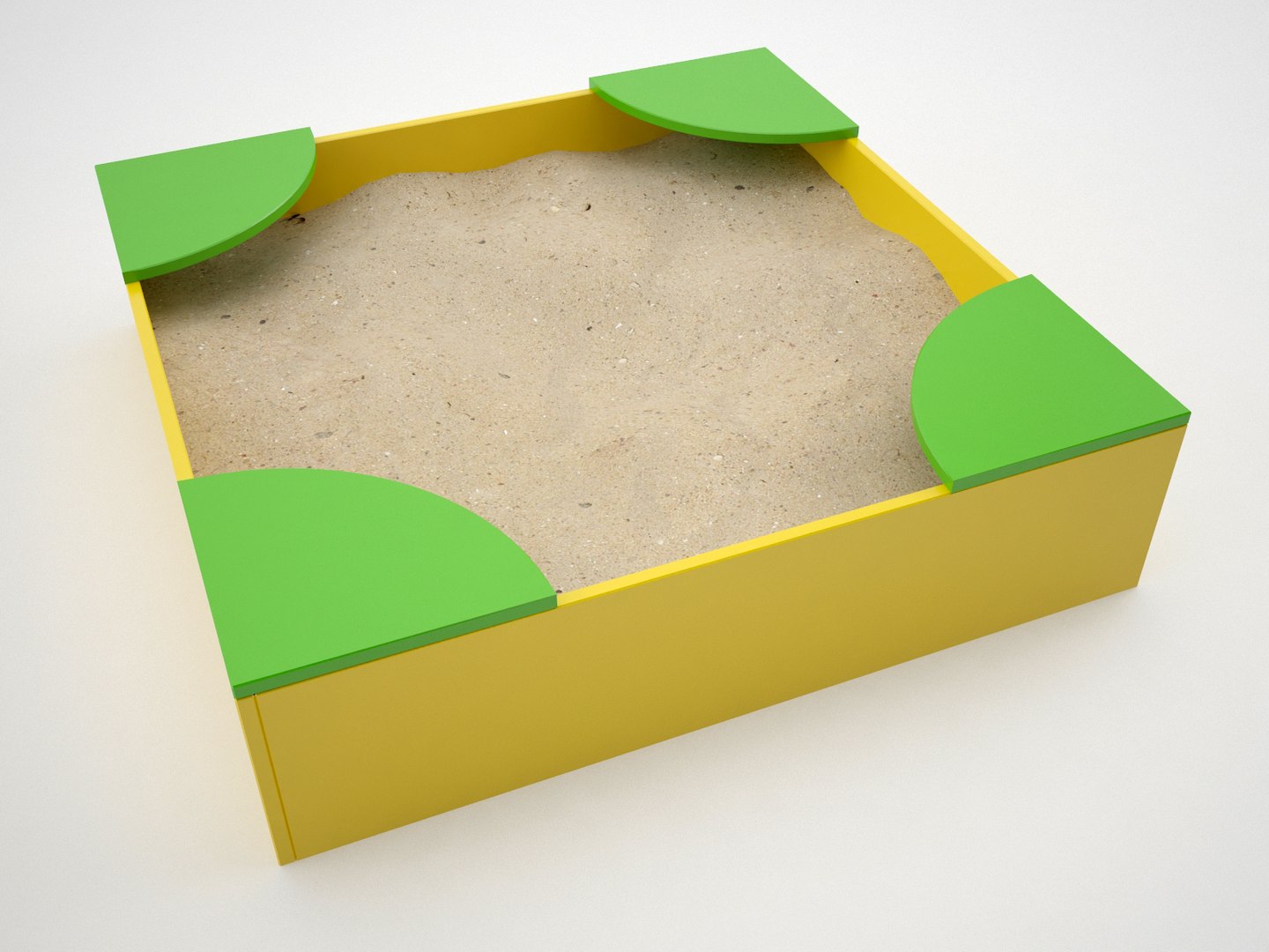 Sandbox Sand 3d Model