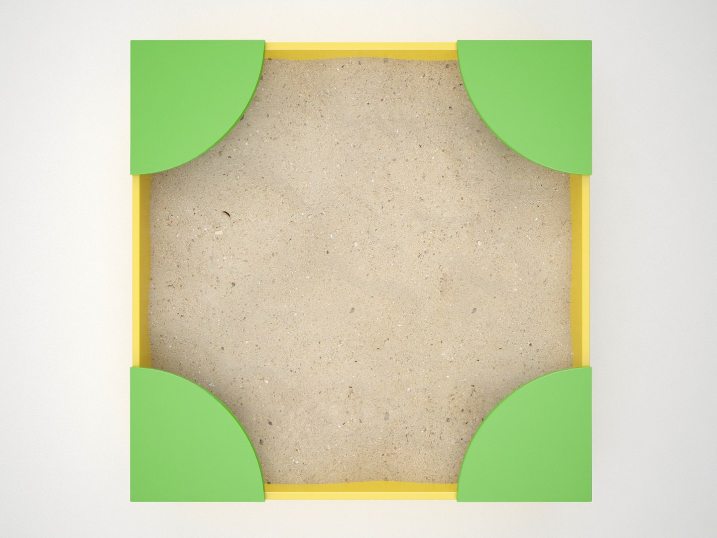 Sandbox Sand 3d Model