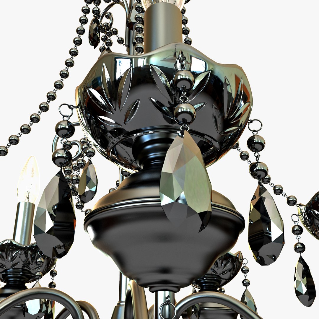 mischief 5-light chandelier 3d model