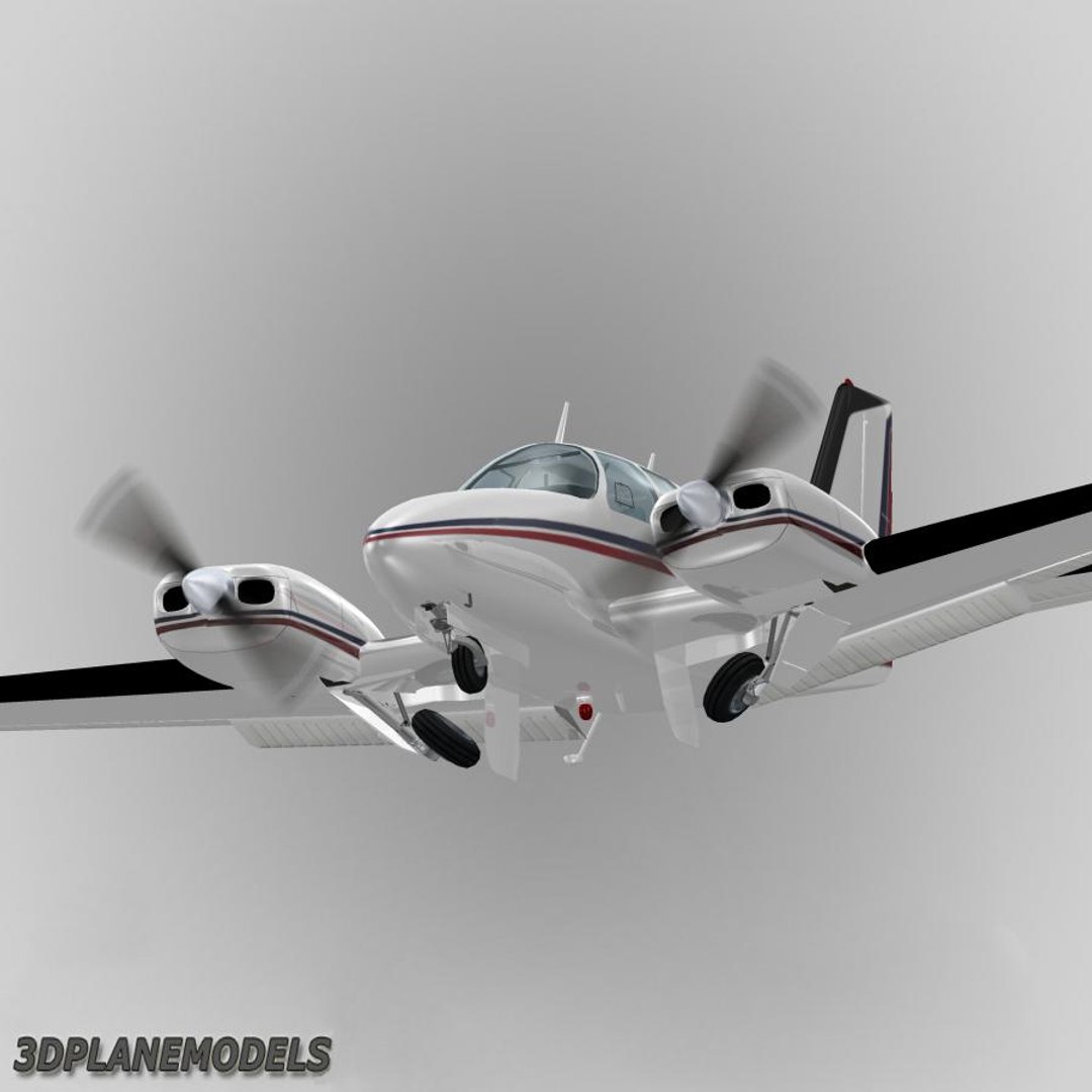 beechcraft baron b58 private 3d max