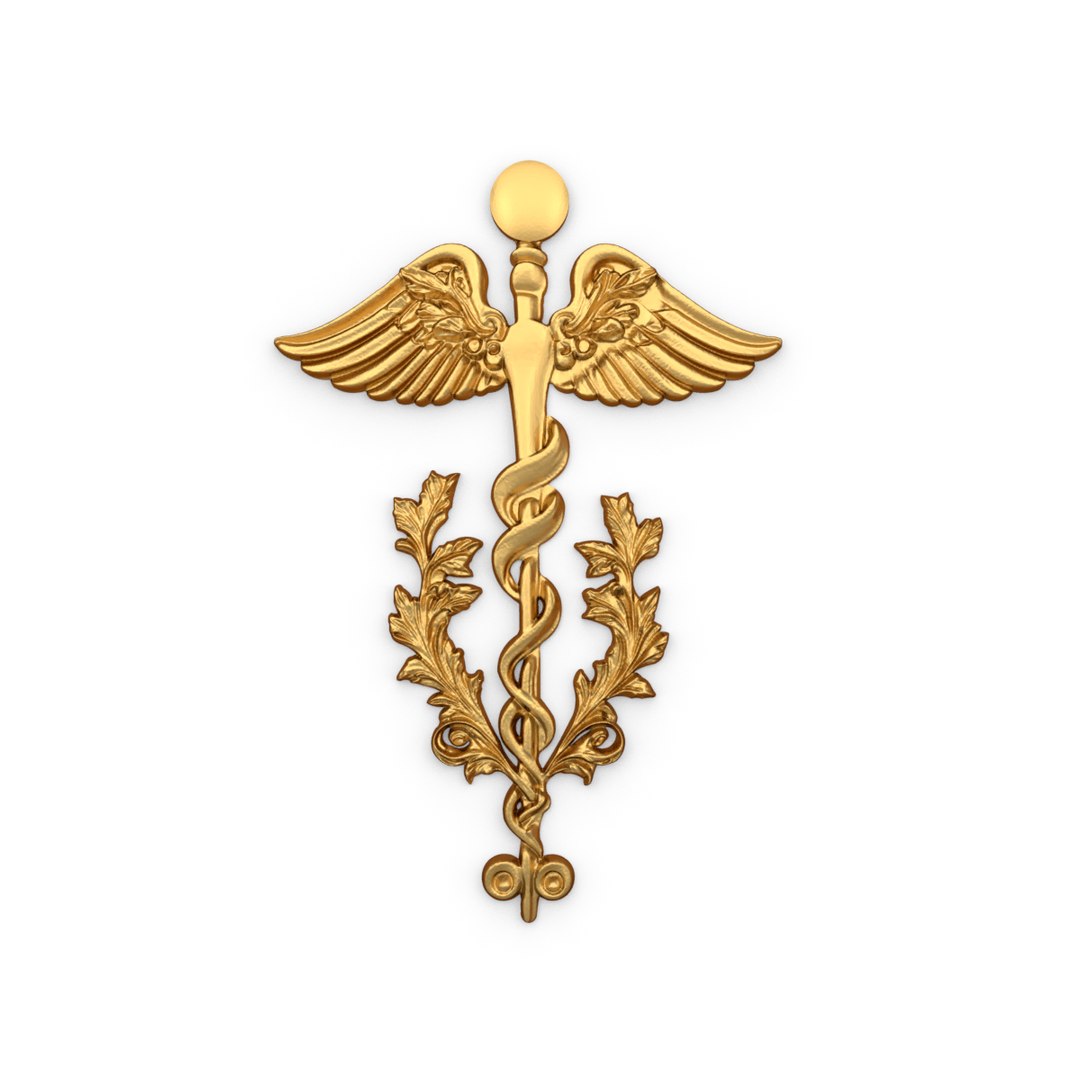 3D Relief Caduceus Carved 03 Model - TurboSquid 2179113