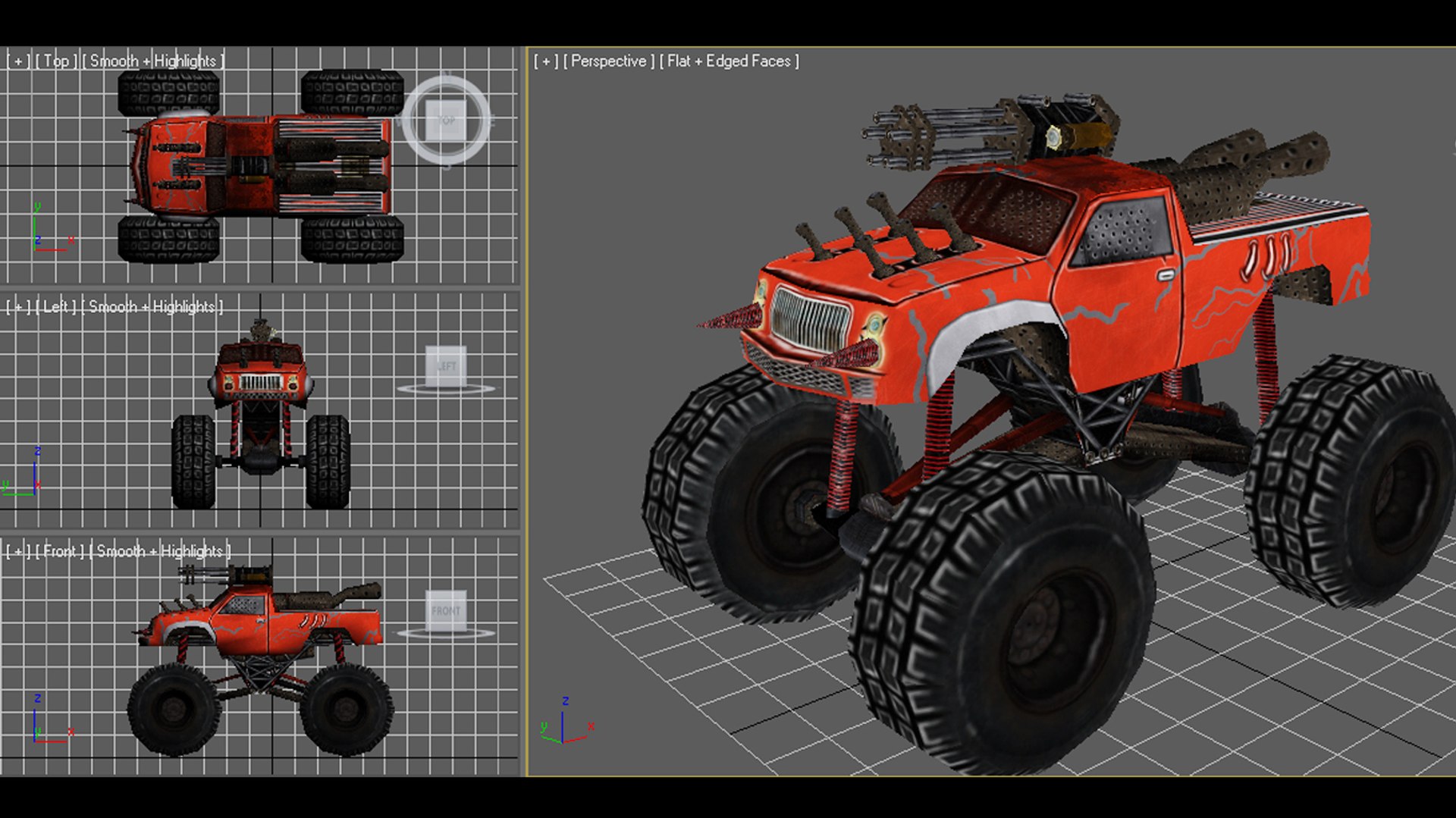 3d Model Monster Truck