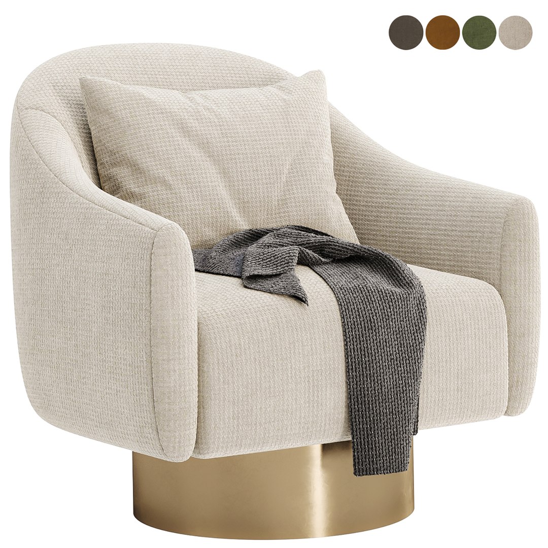 Laskasas Donald Armchair - TurboSquid 2304219