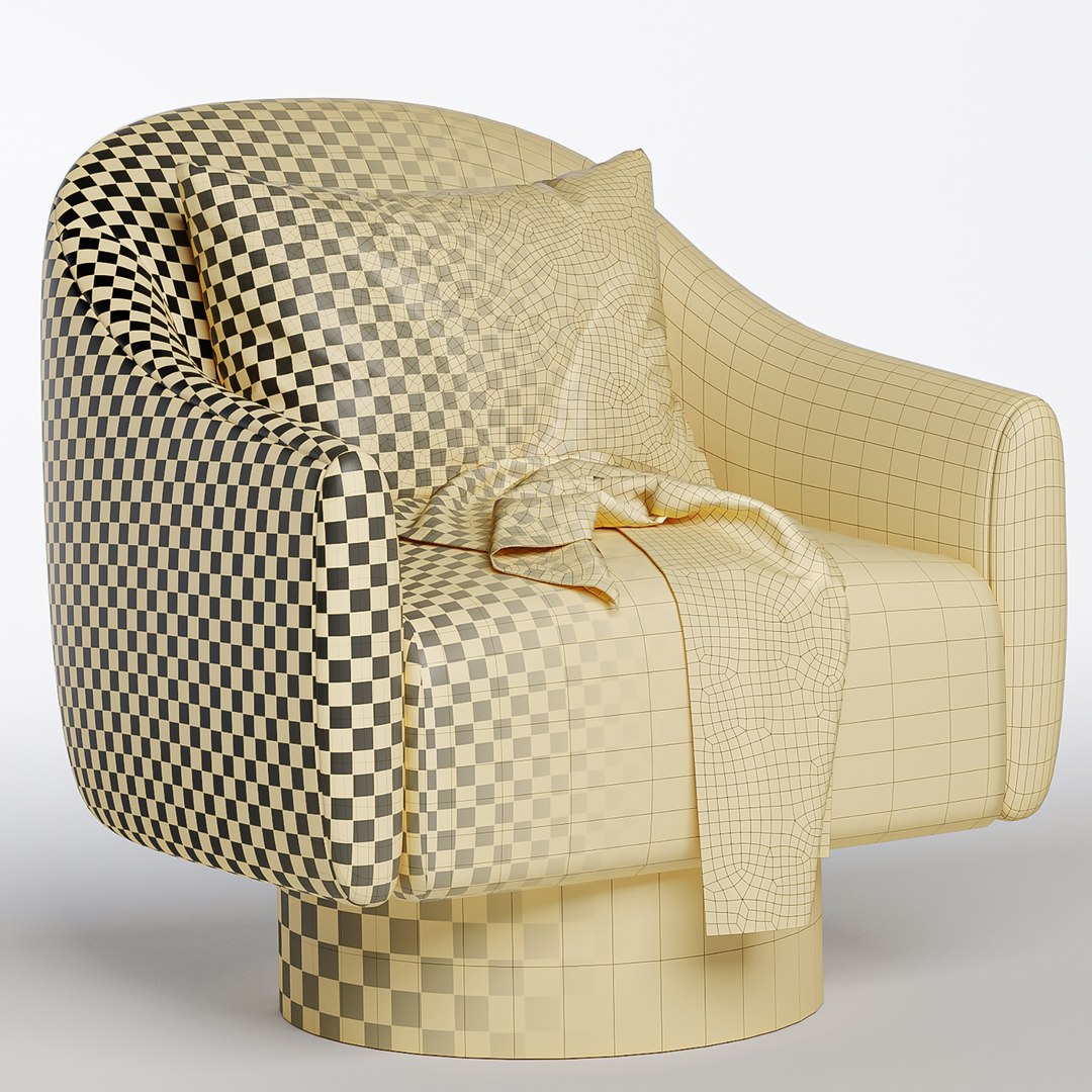 Laskasas Donald Armchair - TurboSquid 2304219