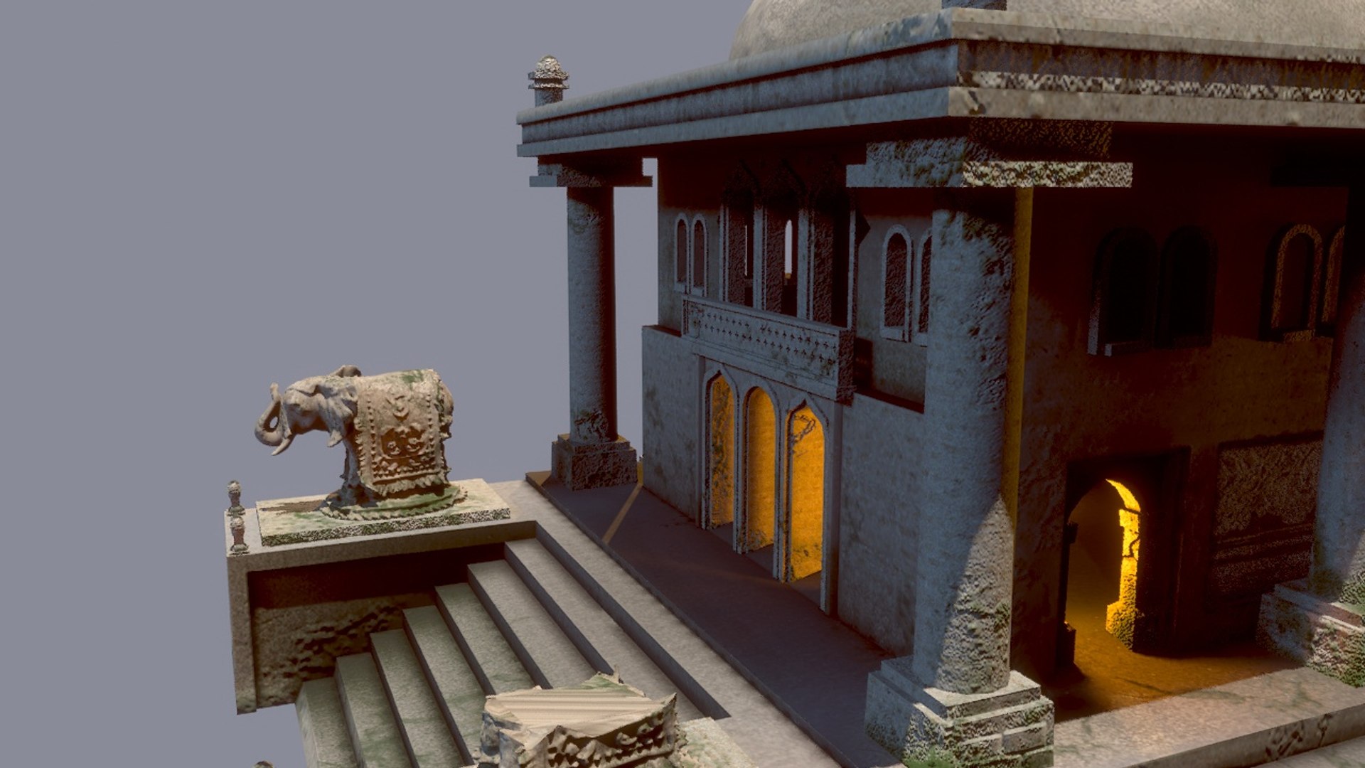 India temple architectural buildings 3D - TurboSquid 1325609