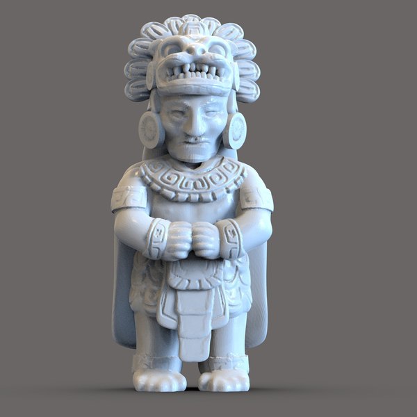 modelo 3d Estatua maya - TurboSquid 2482827