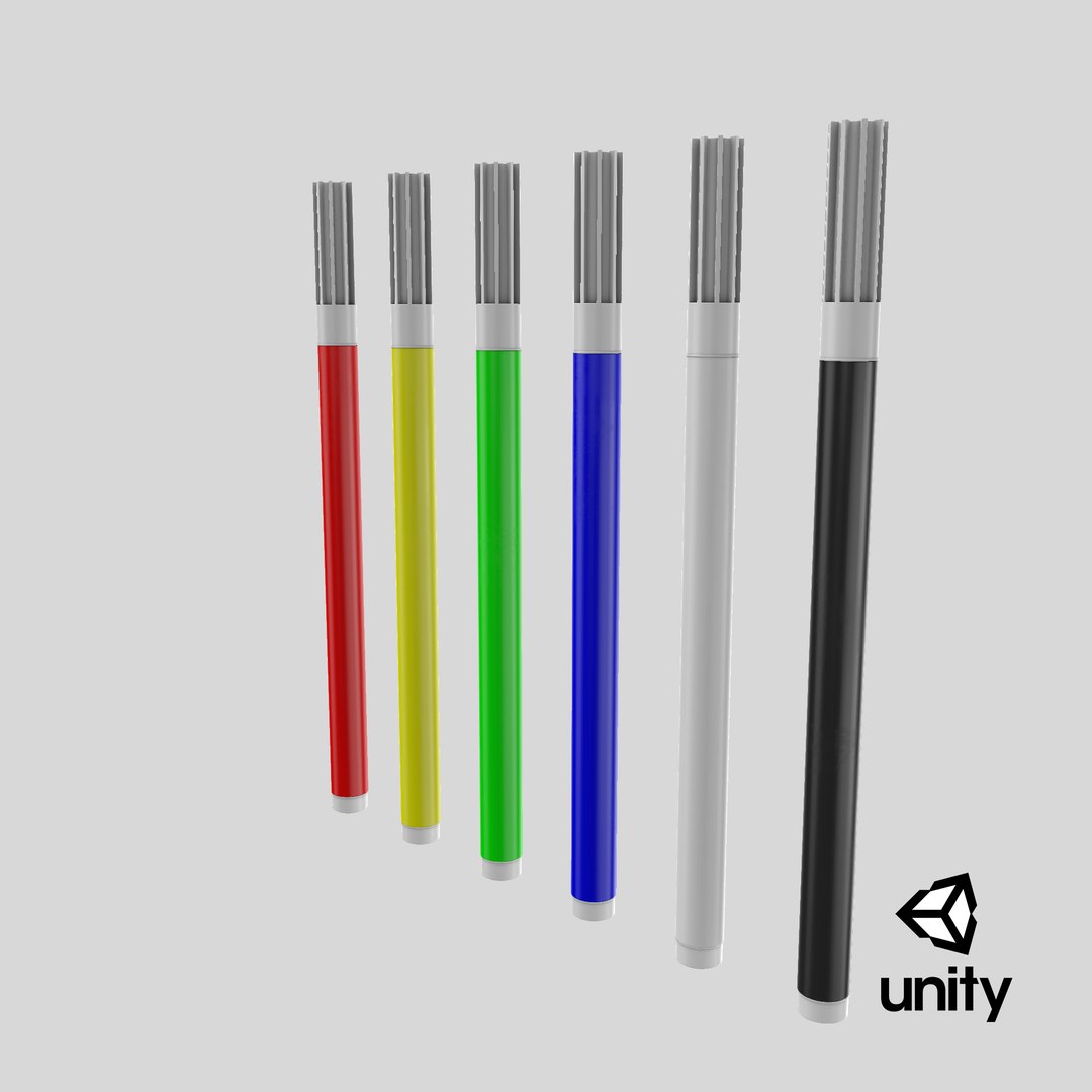 Markers Model - TurboSquid 2018073