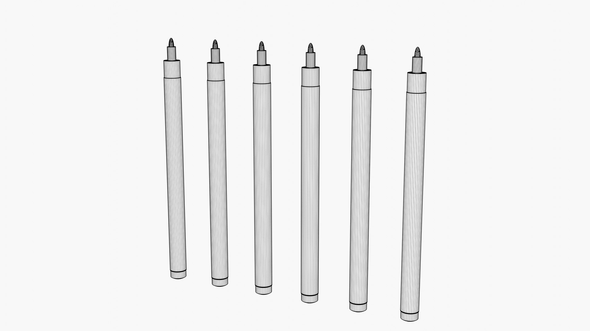 Markers Model - TurboSquid 2018073