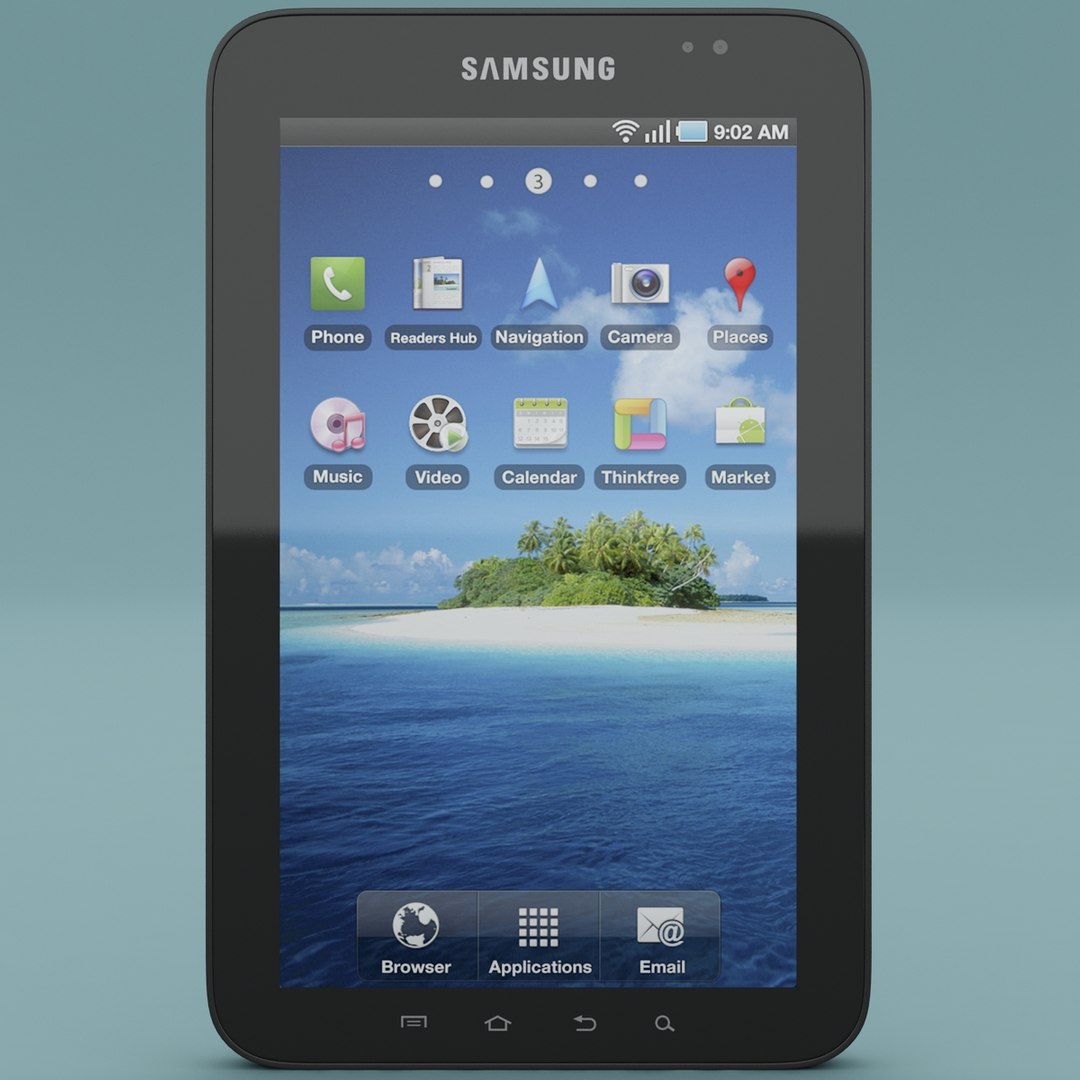 Samsung Galaxy Tab P1000 3ds
