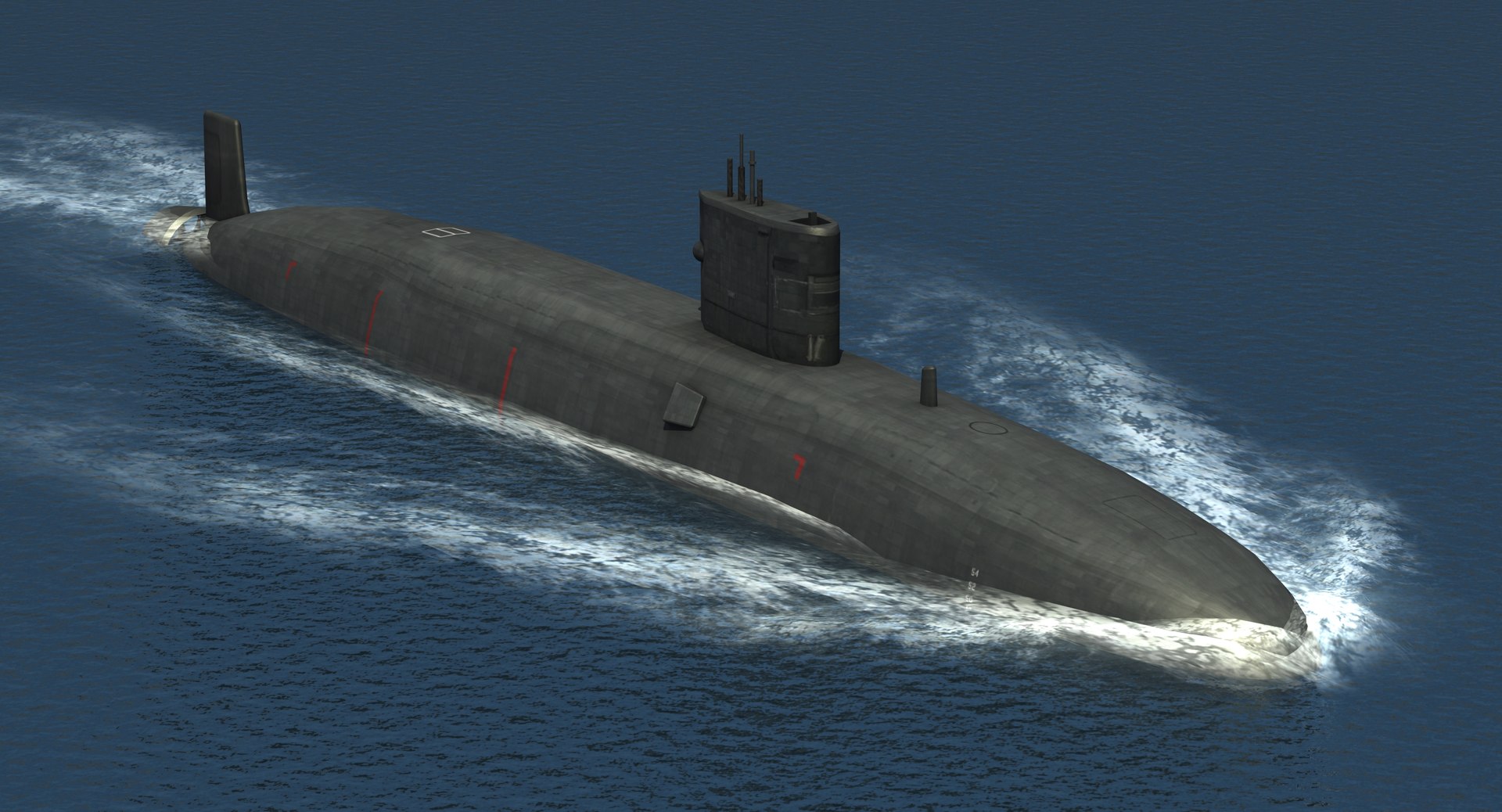 3D trafalgar class attack submarine - TurboSquid 1194278