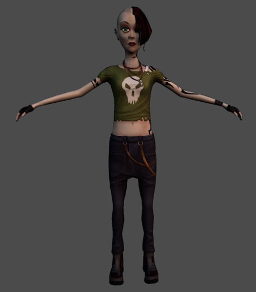 3d funny model