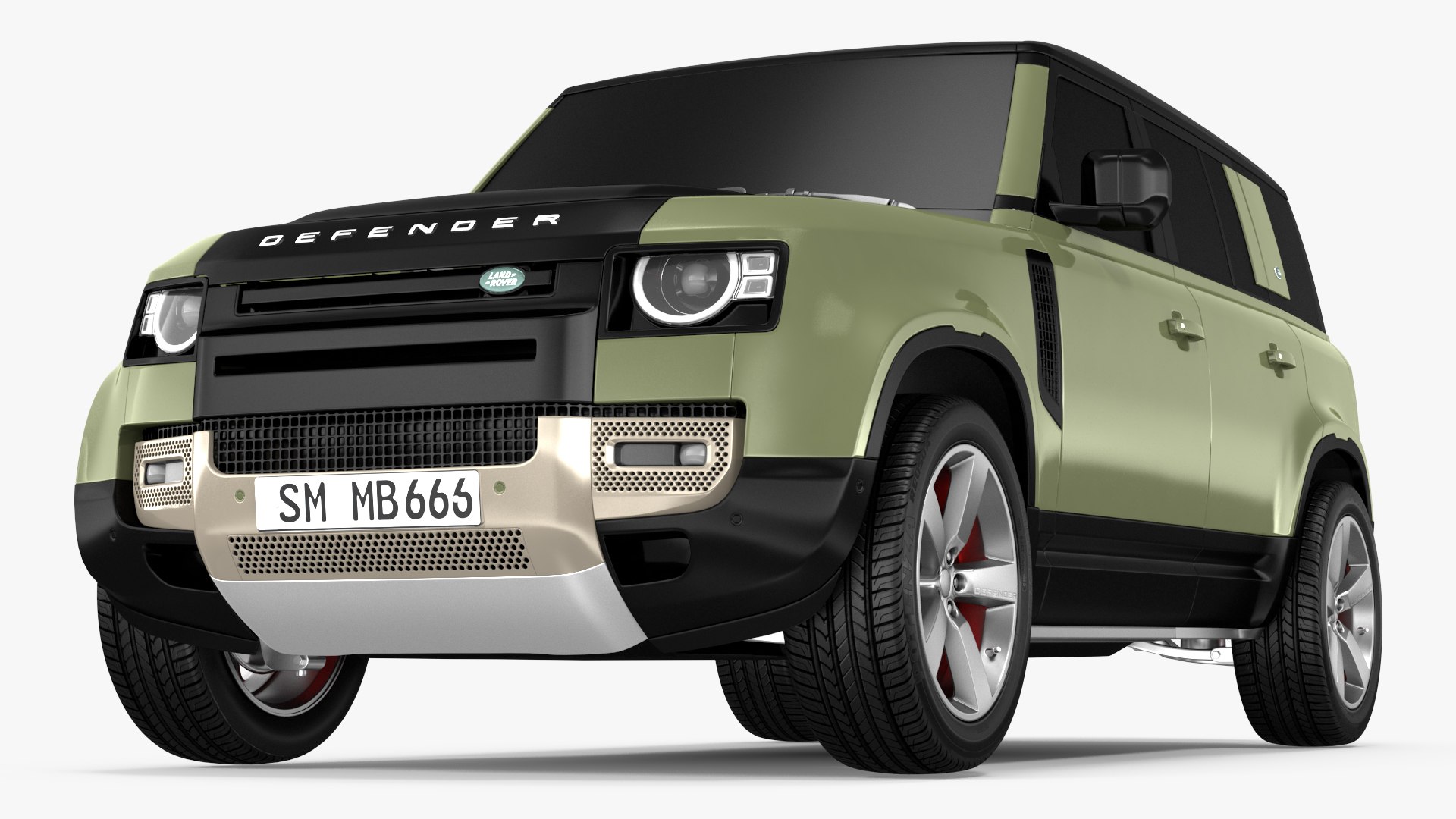 Land Rover Defender Country Pack Exterior Only 3D model - TurboSquid ...