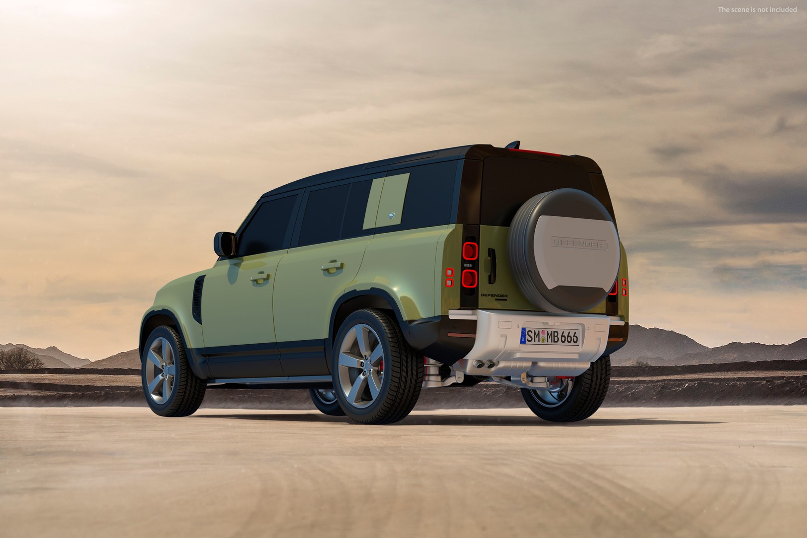 Land Rover Defender Country Pack Exterior Only 3D model - TurboSquid ...