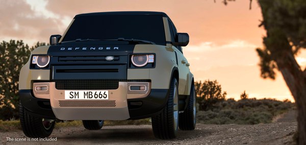 Land Rover Defender 컨트리 팩 외부 전용 3D 모델 - TurboSquid 1767372