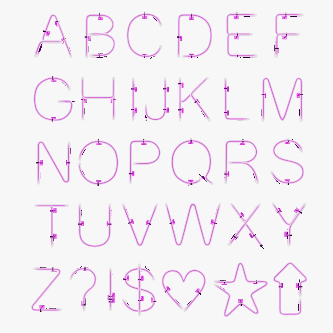 Neon Signs 3D model - TurboSquid 2080044