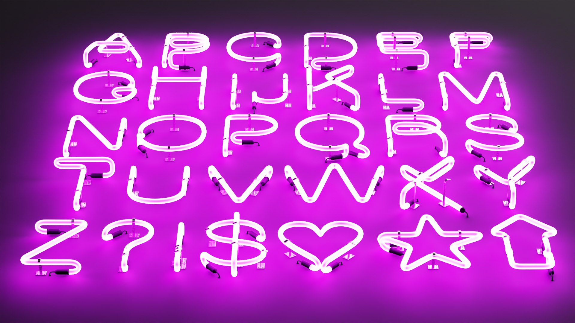 Neon Signs 3D Model - TurboSquid 2080044