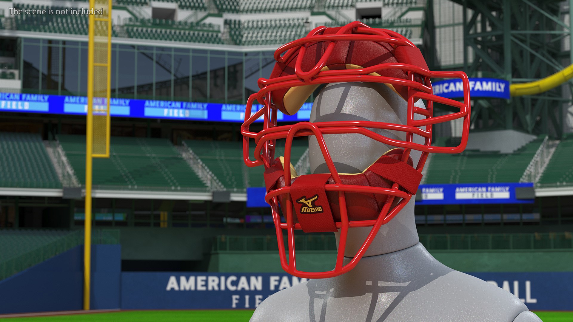 3D Mizuno Baseball Catchers Mask Model - TurboSquid 2229369